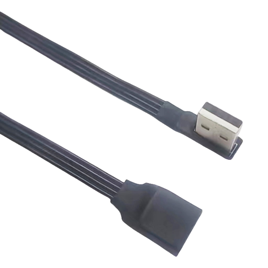 Flat Short USB 2.0 Extension Cable for USB Flash Drive and Mobile ...