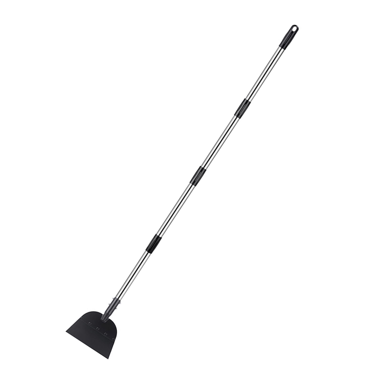 Flat Shovel Ice Scraper with Long Handle Adjustable Height Easy ...