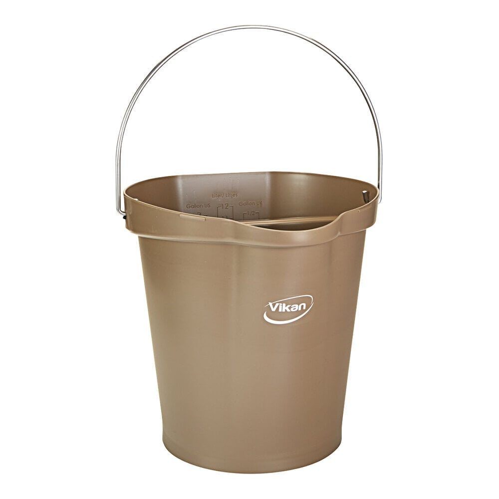 Flat-Side 3-Gallon Pail, Brown - Walmart.com