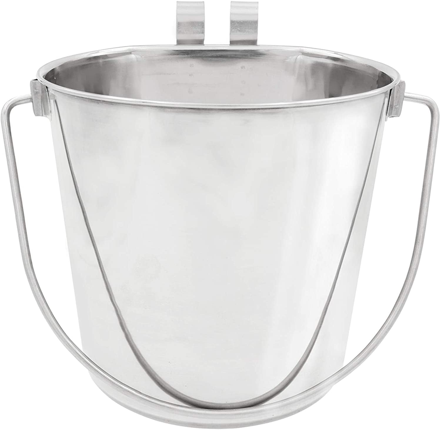 Flat Sided Pail with Dual Hooks, Snugly Fit On Dog, Cat and Critter ...