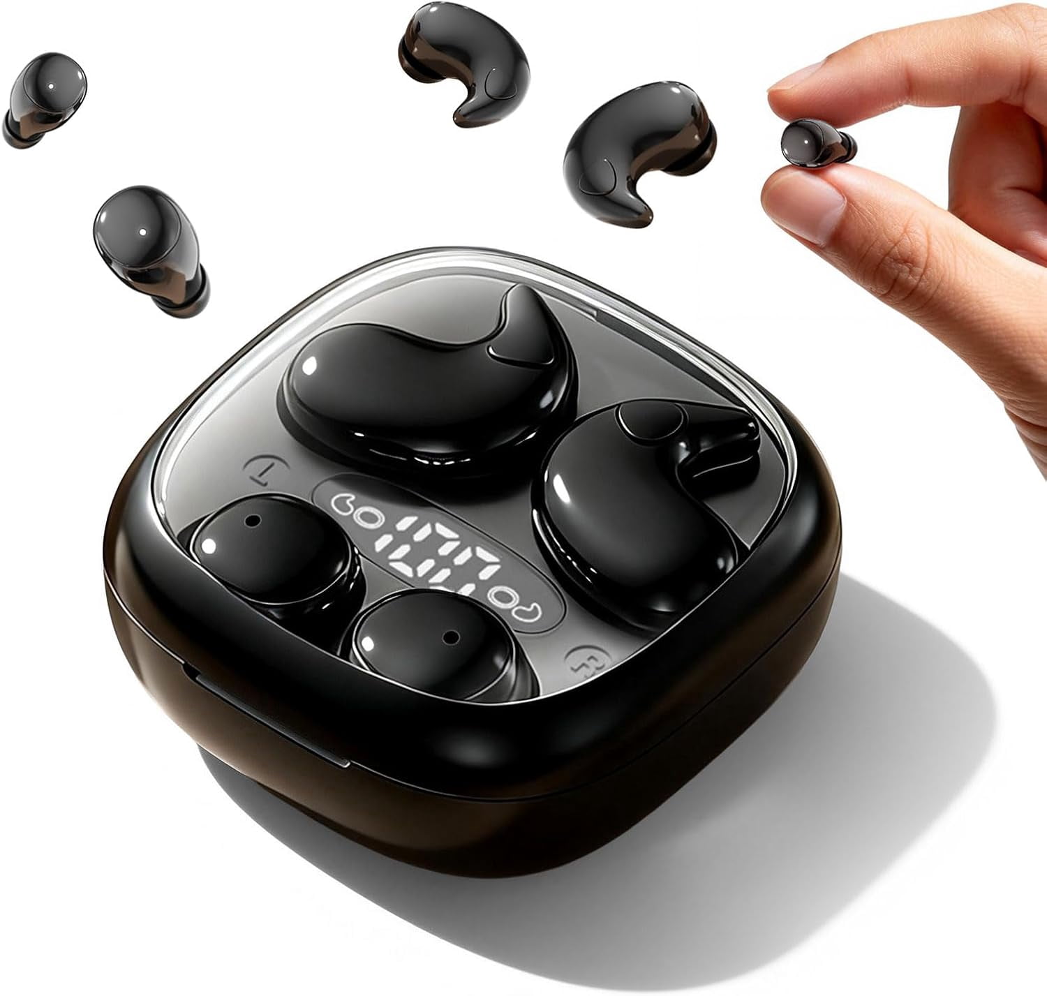 Flat Sleep Mini Invisible Earbuds Wireless Bluetooth, Side Sleepers ...