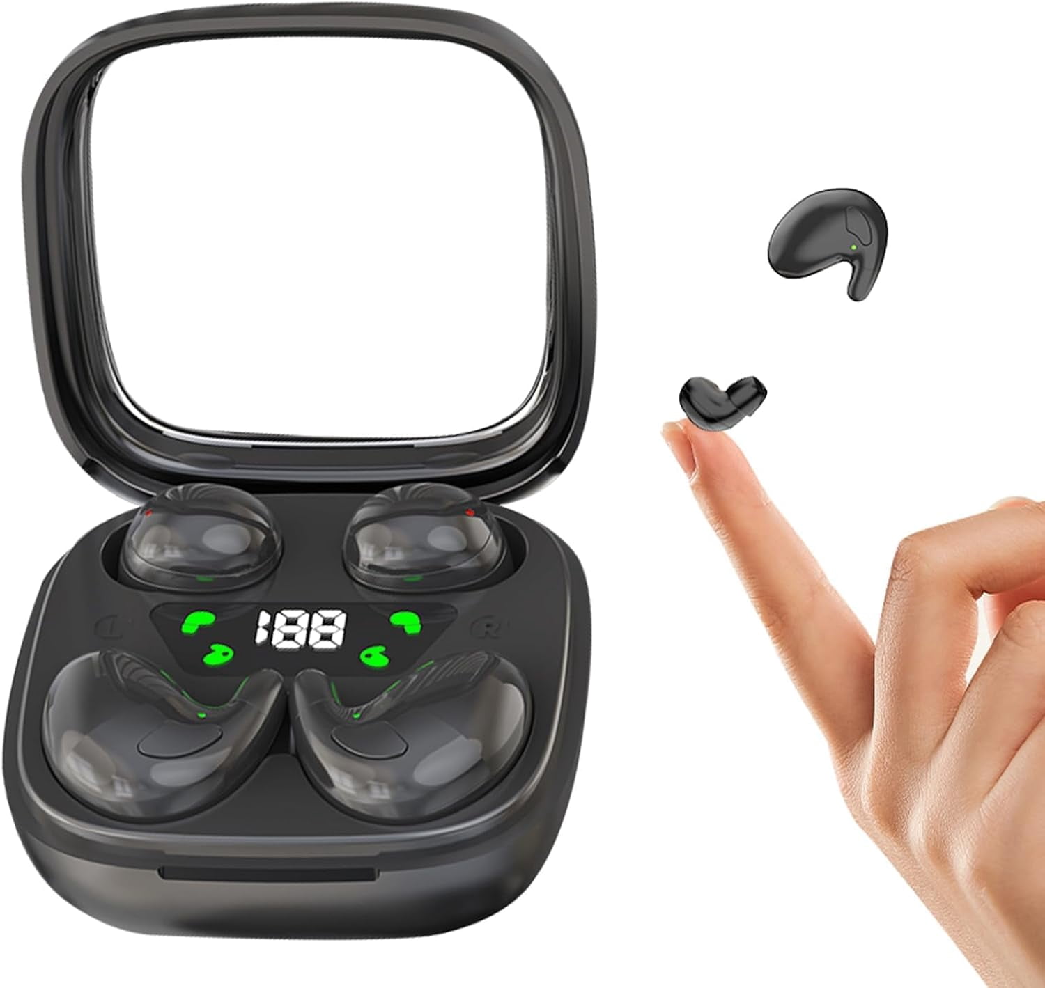 Flat Sleep Mini Invisible Small Tiny Earbuds Wireless Bluetooth Ear ...
