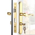 Flat Slot Storm Door Handleplete Set Mortise Keyed Lever Mount Latch ...