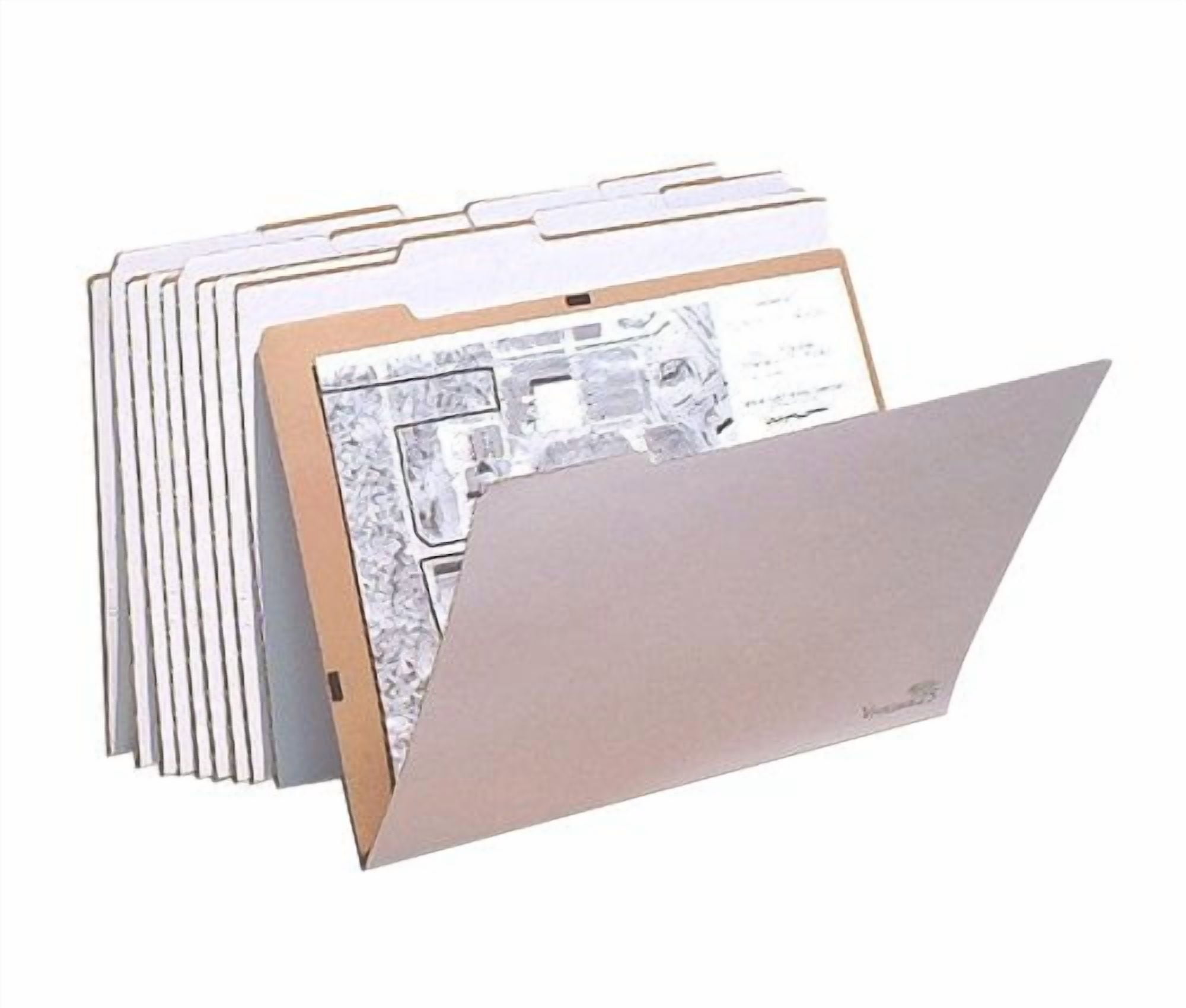 Flat Storage File Folders - Stores Flat Items up to 18" x 24", Pack of ...