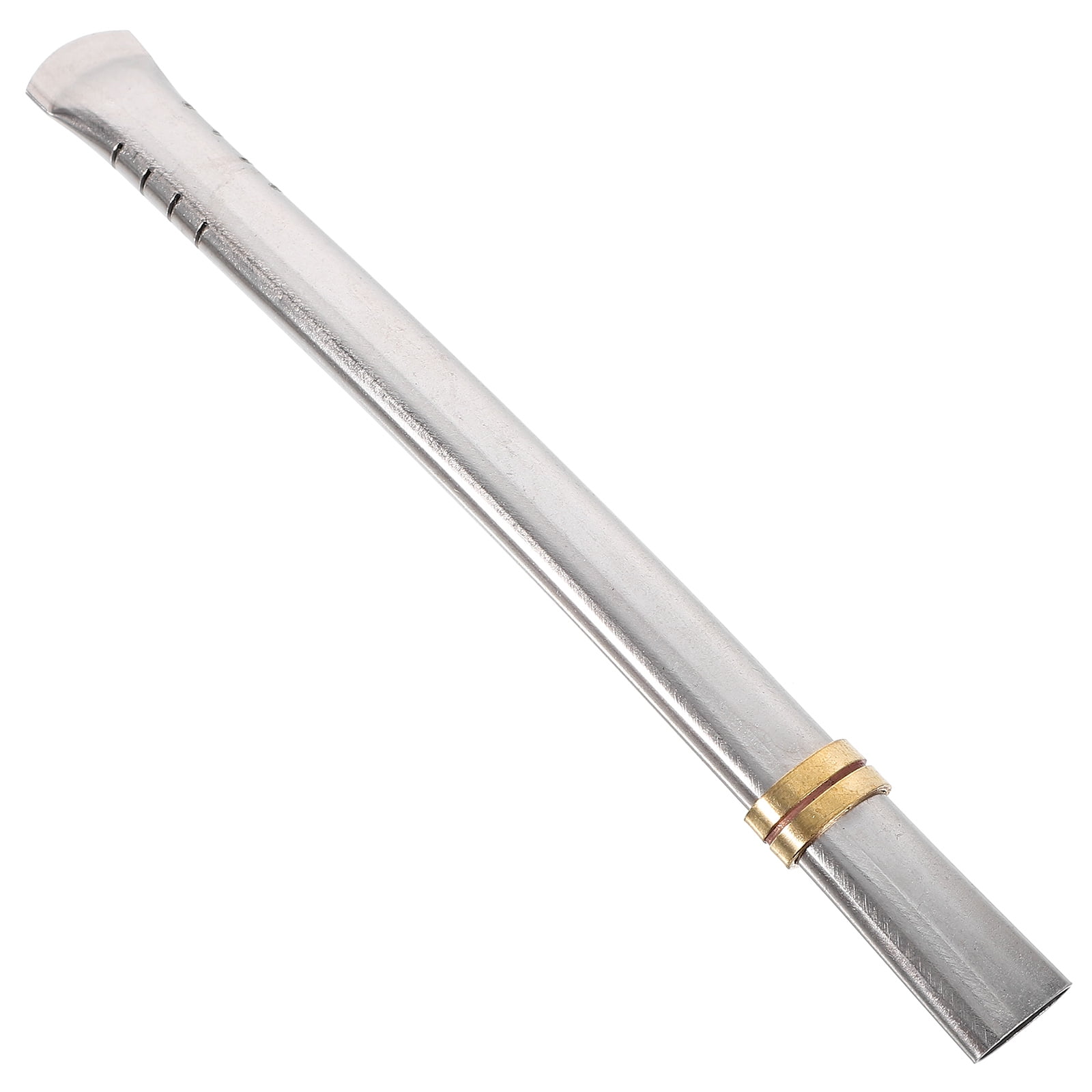 Flat Straw Stainless Steel Loose Tea Filtering Straws Coffee Drinks ...
