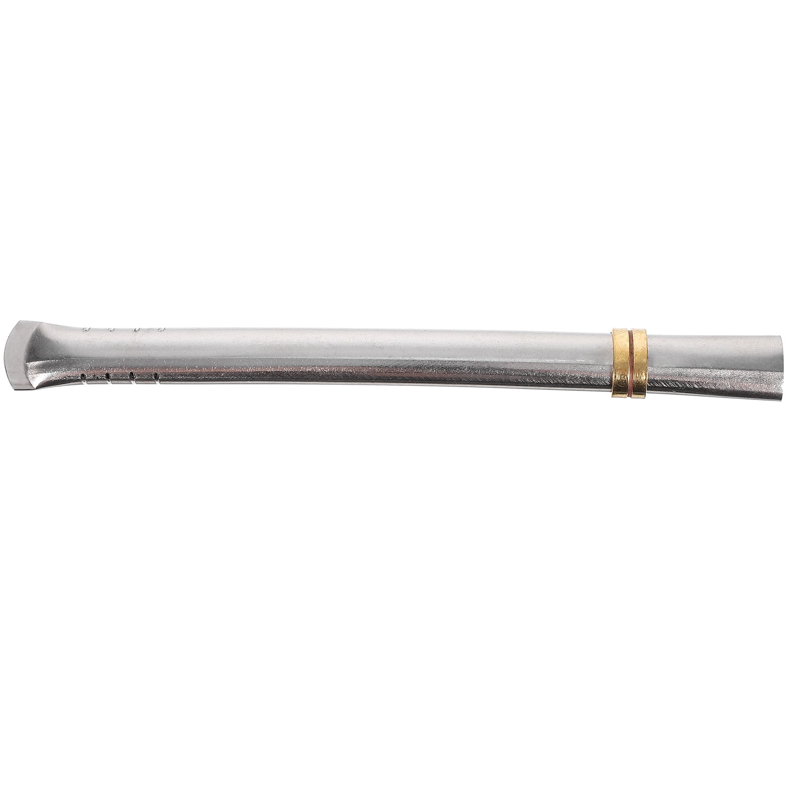 Flat Straw Strainer Drinking Straws with Filter Stainless Steel Straw ...