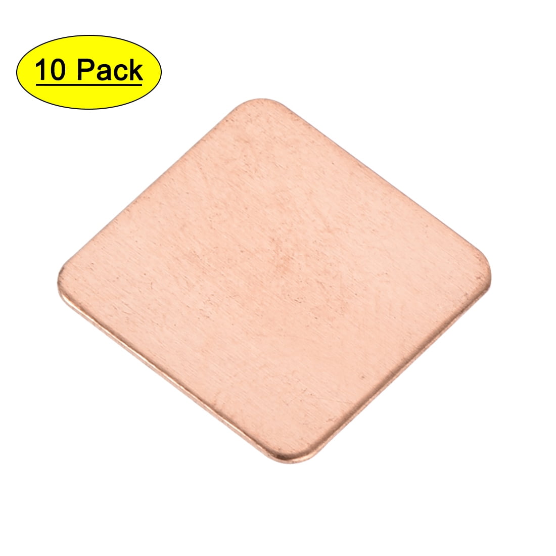 Uxcell Flat Thermal Pad IC Chipset Copper Heatsink for CPU GPU Chip 15 ...