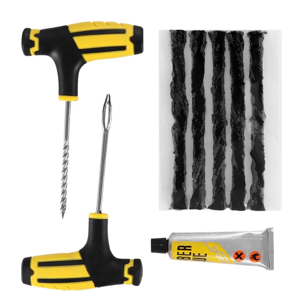Flat Tire Repair Kit|Heavy Duty Flat Tire Puncture Repair Kit with Tire ...