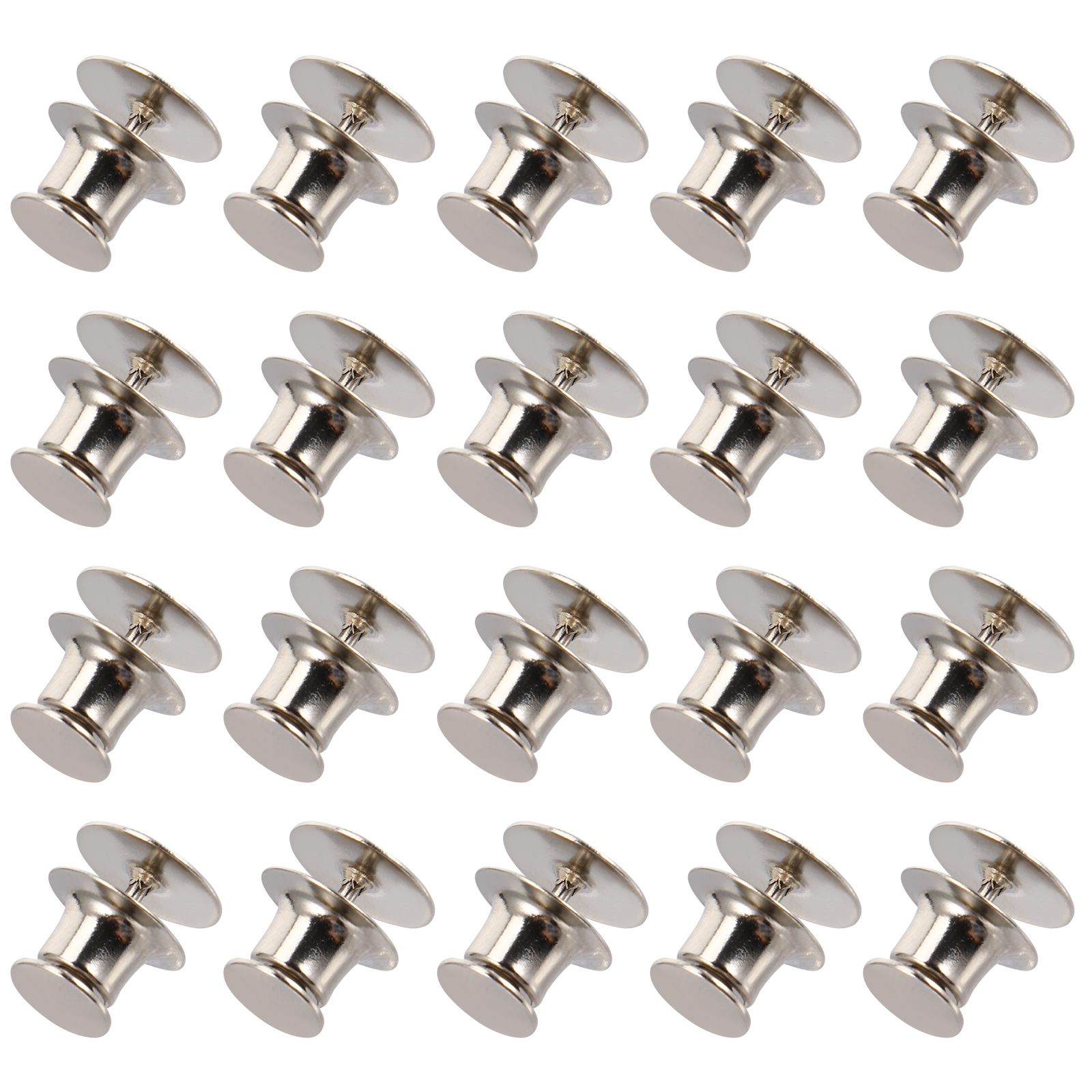 Flat Top Buckle Tie Pin Backs Clutch Clasp Fastener Tacks with Blank ...