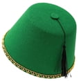 Flat Top Fez Hat Traditional Moroccan Fez Hat Tarboosh Hat Soft and ...