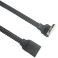 Flat USB 2.0 Extension Cable Right/Left Angled Option for Convenient ...