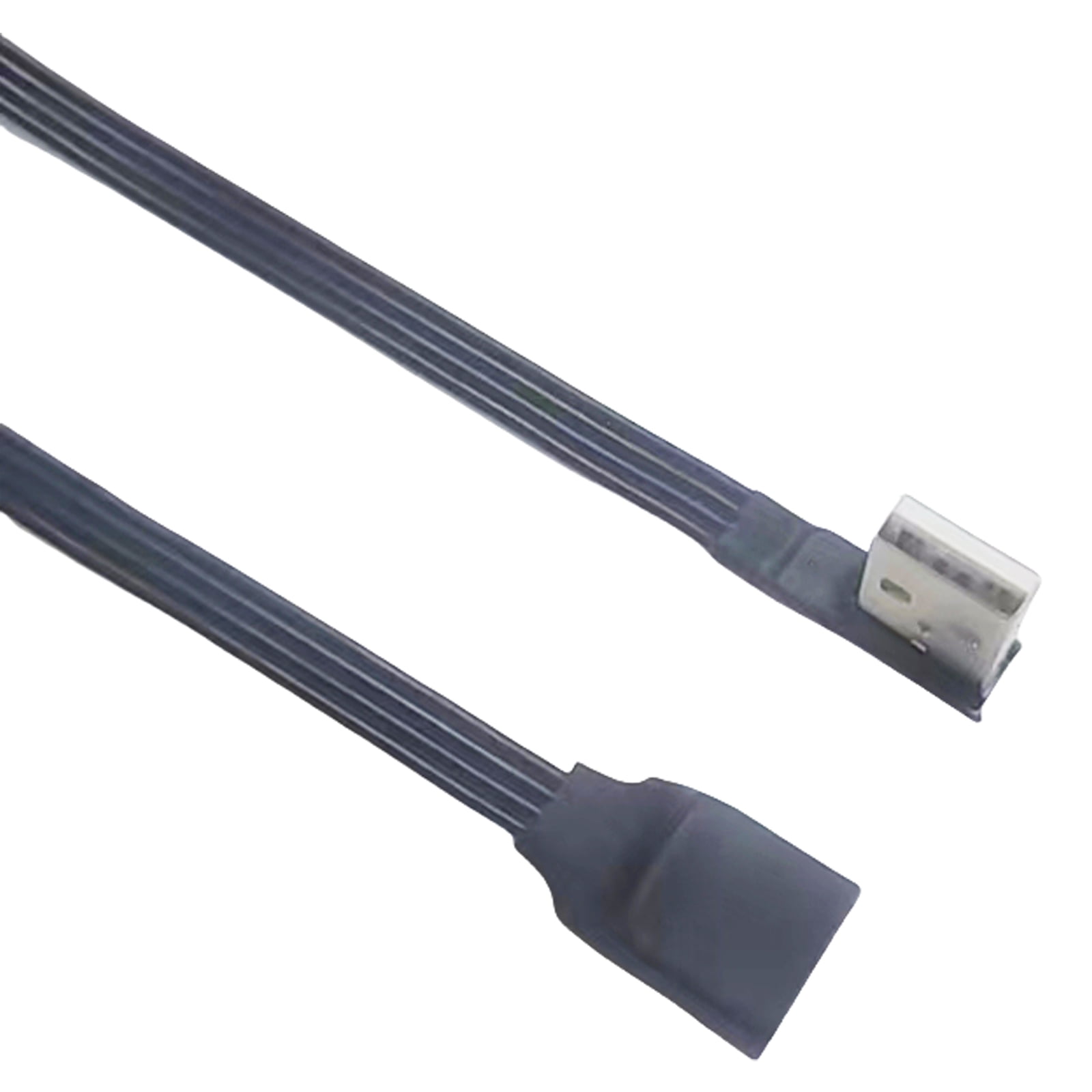 Flat USB 2.0 Extension Cable Right/Left Angled Option for Convenient ...