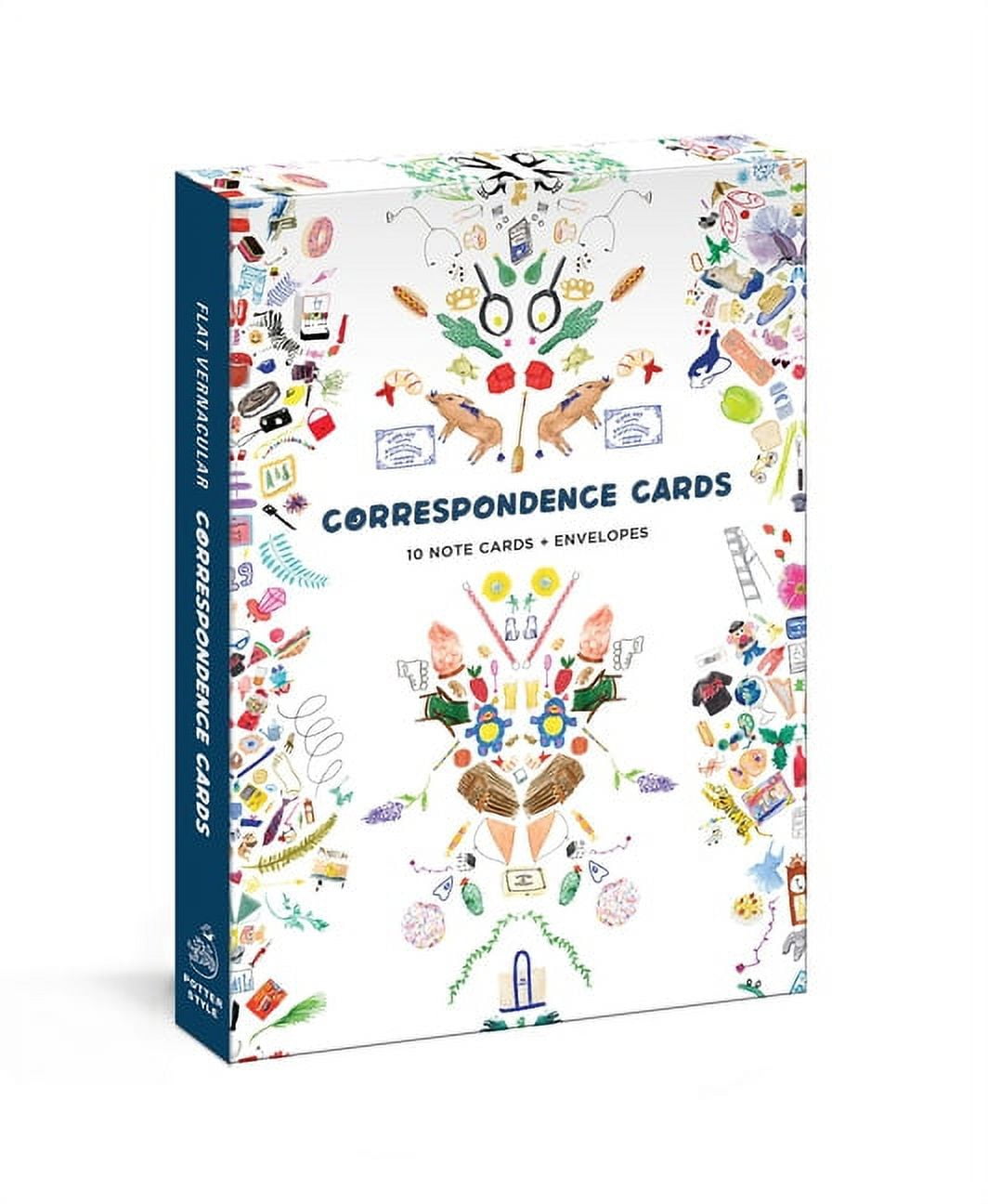 Flat Vernacular Correspondence Cards: 10 Note Cards + Envelopes (Other ...