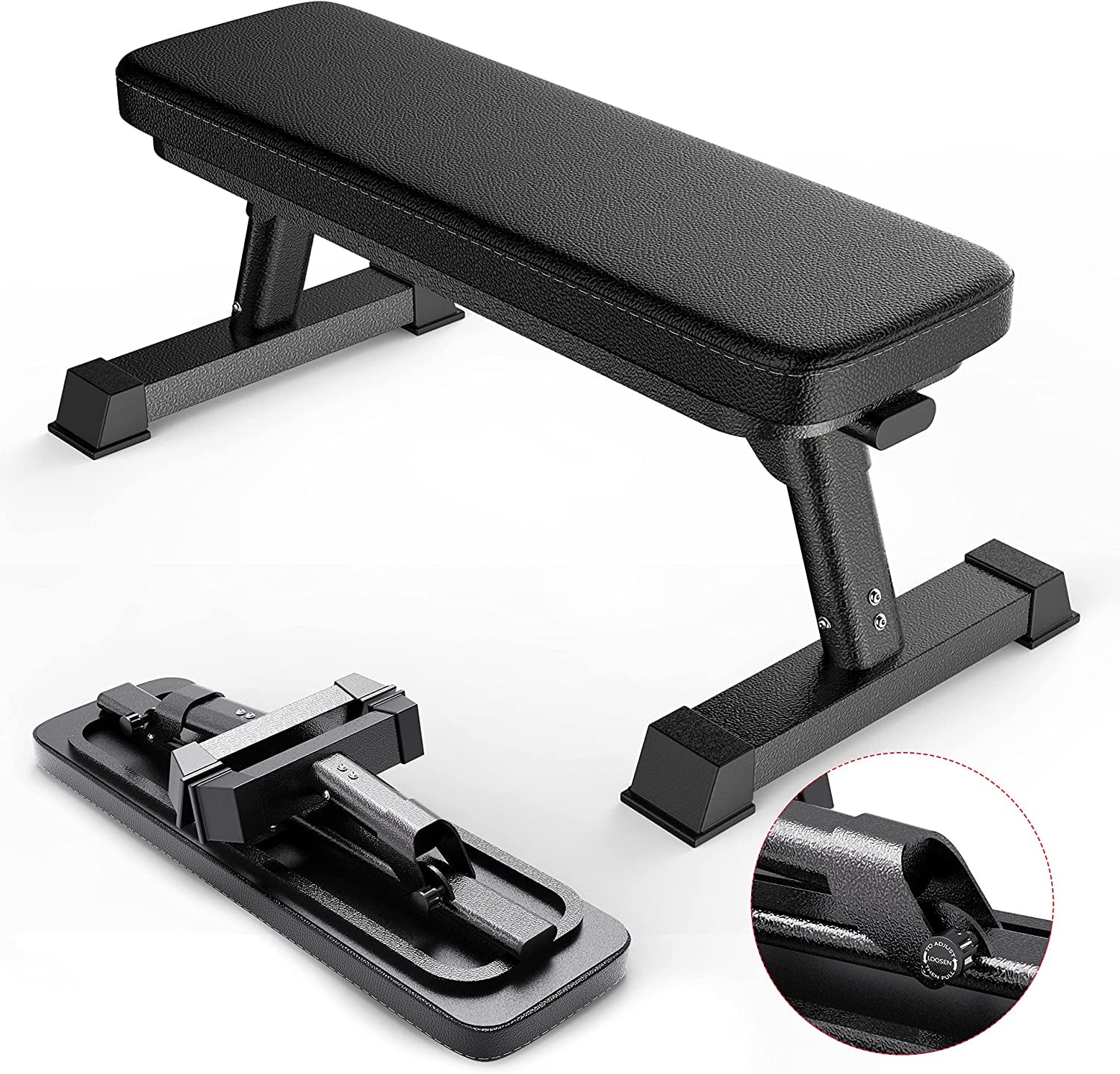 Flat Weight Bench for Your Home Gym – Heavy Duty Workout Bench for ...