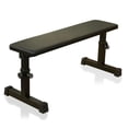 Flat Weight Bench for Strength Training - Adjustable 5 Level Workout ...