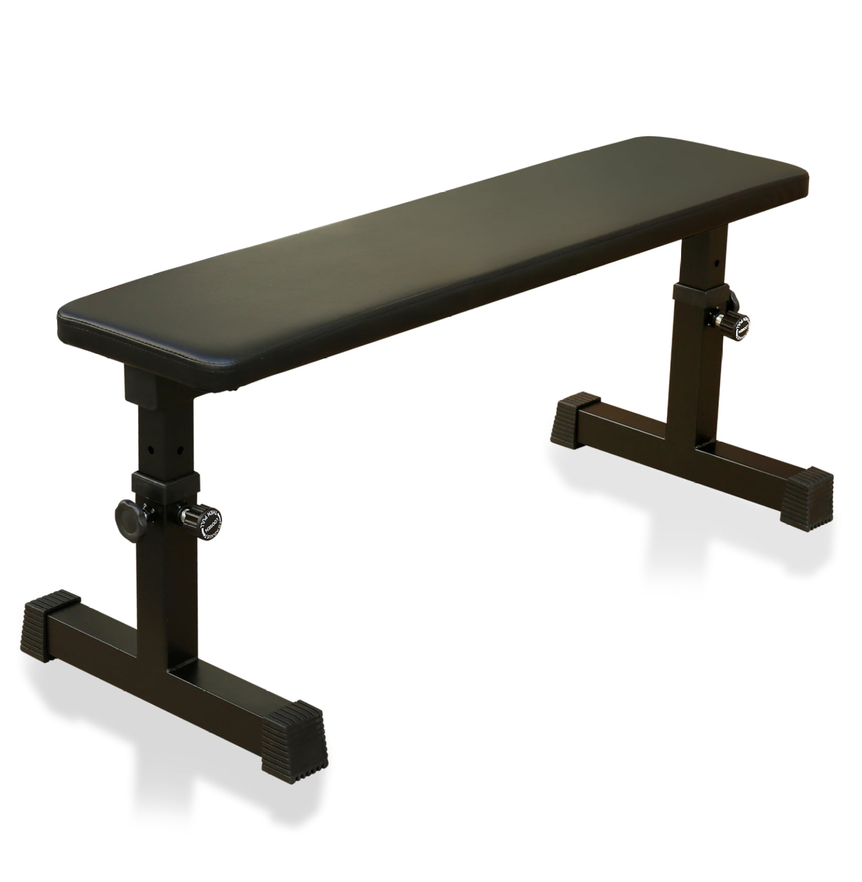 Flat Weight Bench for Strength Training, Adjustable Height, 440lbs ...
