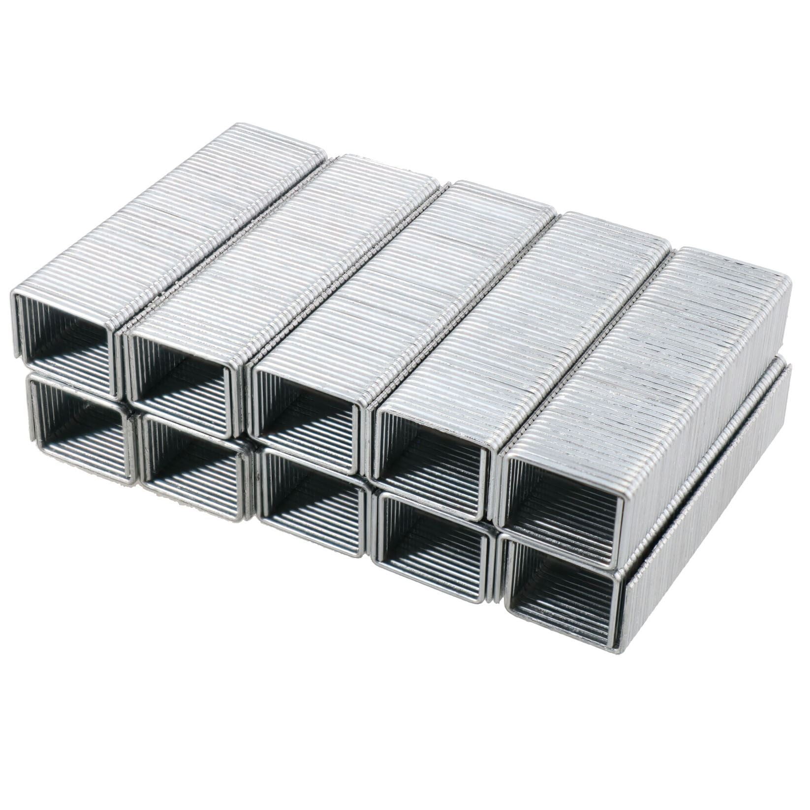 Flat Wire 10mm Staples Heavy Duty Stationary Stapler Staple Gun Refill ...