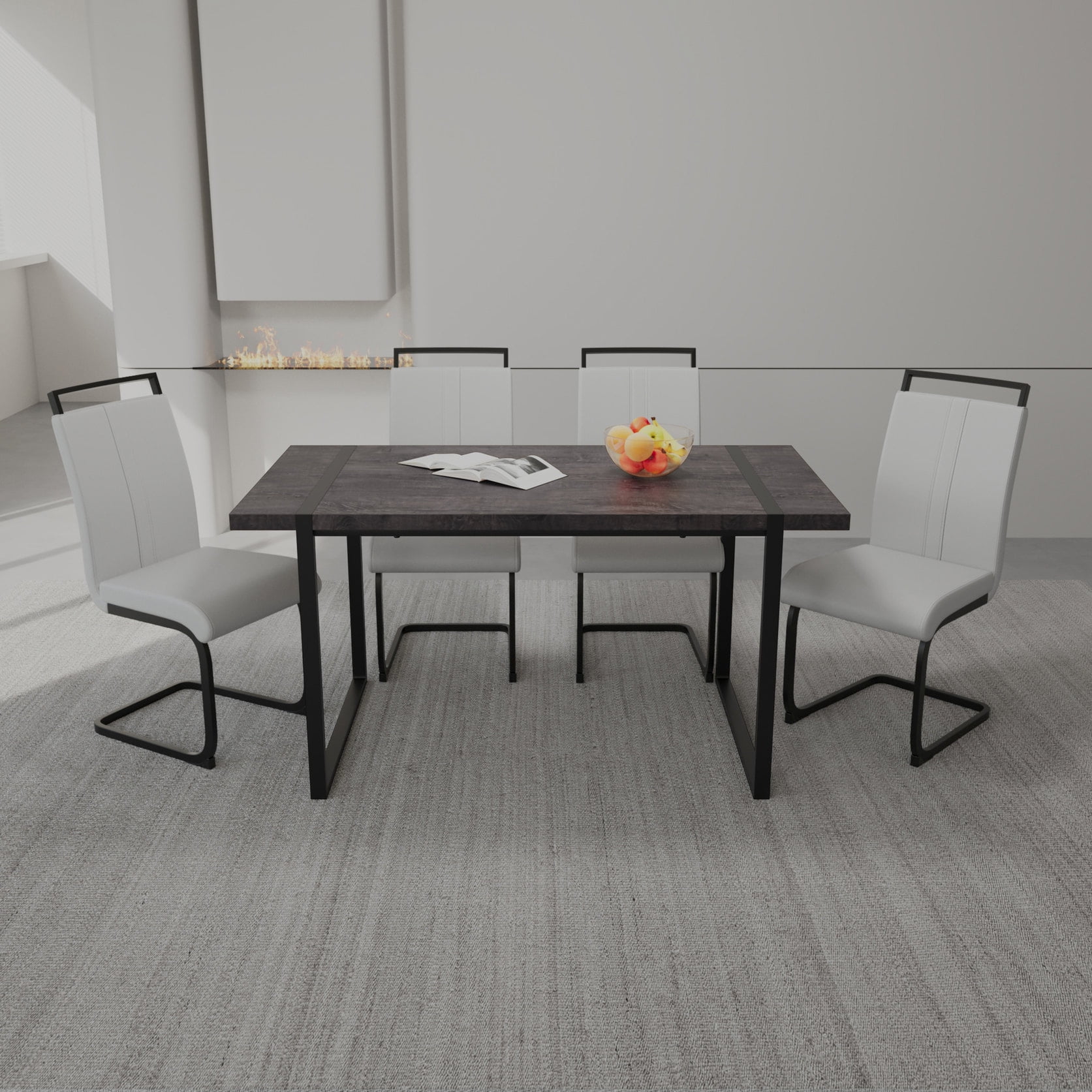 Flat and Smooth MDF Tabletop Dining Table | For Accommodating Dining ...
