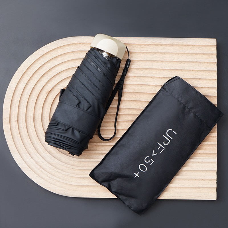 Flat sun umbrella uv ultra light folding vinyl umbrella outdoor ...