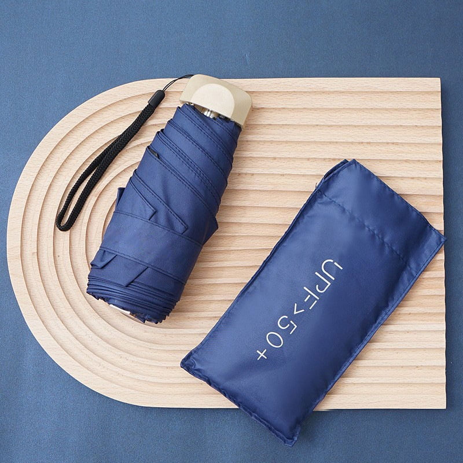 Flat sun umbrella uv ultra light folding vinyl umbrella outdoor ...