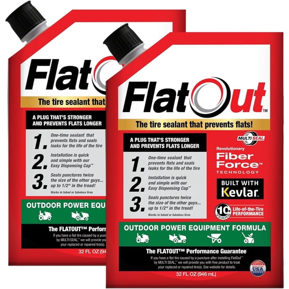 Free Shipping! FlatOut Tire Sealant, Outdoor Power Equipment Formula ...