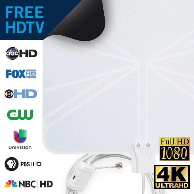 FlatWave Indoor HDTV Antenna - Walmart.com
