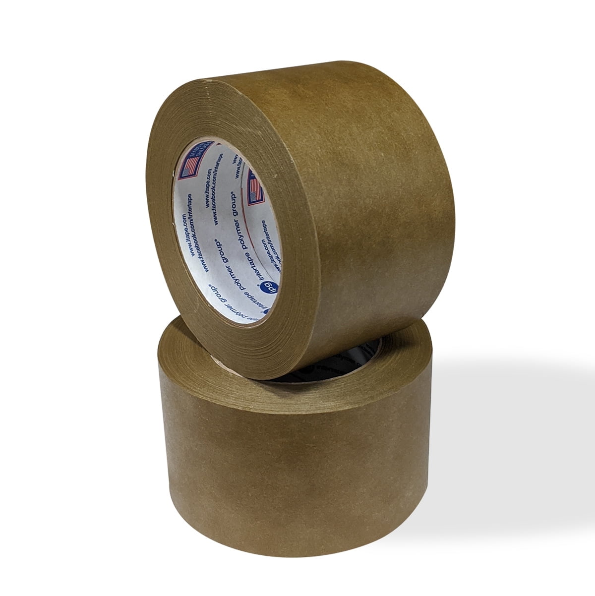 SSBM 3" x 60 Yards (180ft) Flatback Tape 5.5 Mil Durable Tan Kraft for ...