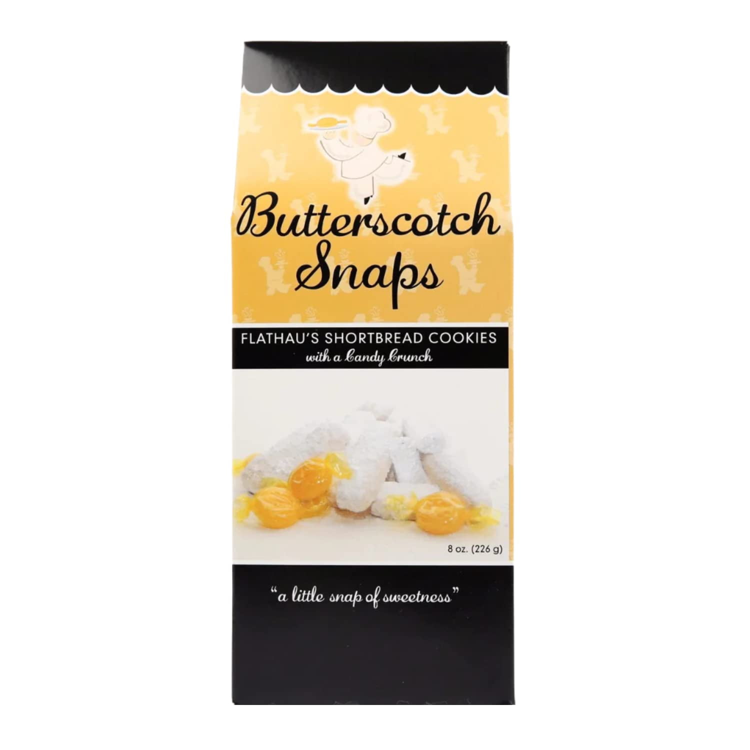 Flathau's Fine Foods Butterscotch BDF6 Snaps, Powdered Shortbread ...
