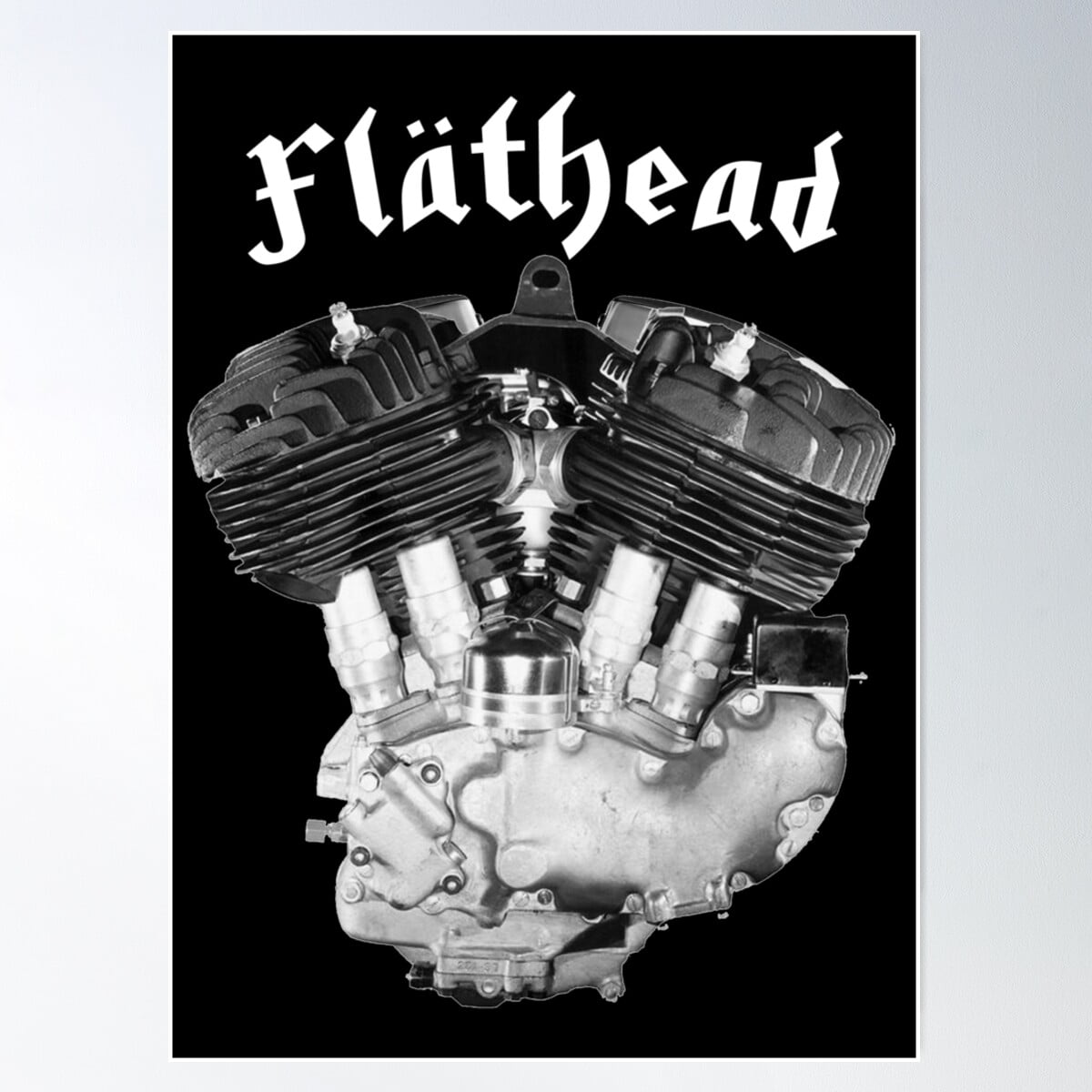 Flathead 1 Poster Wall Art, Modern Wall Decor For Living Room Bedroom ...