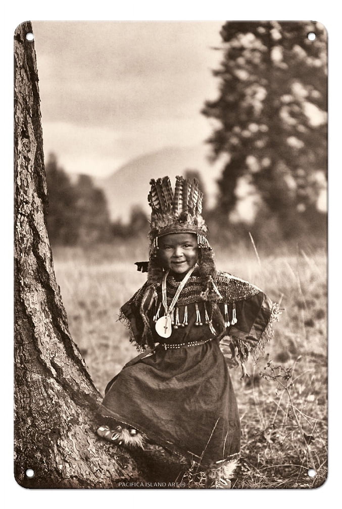 Flathead Childhood - Salish Native Boy - North American Indians ...