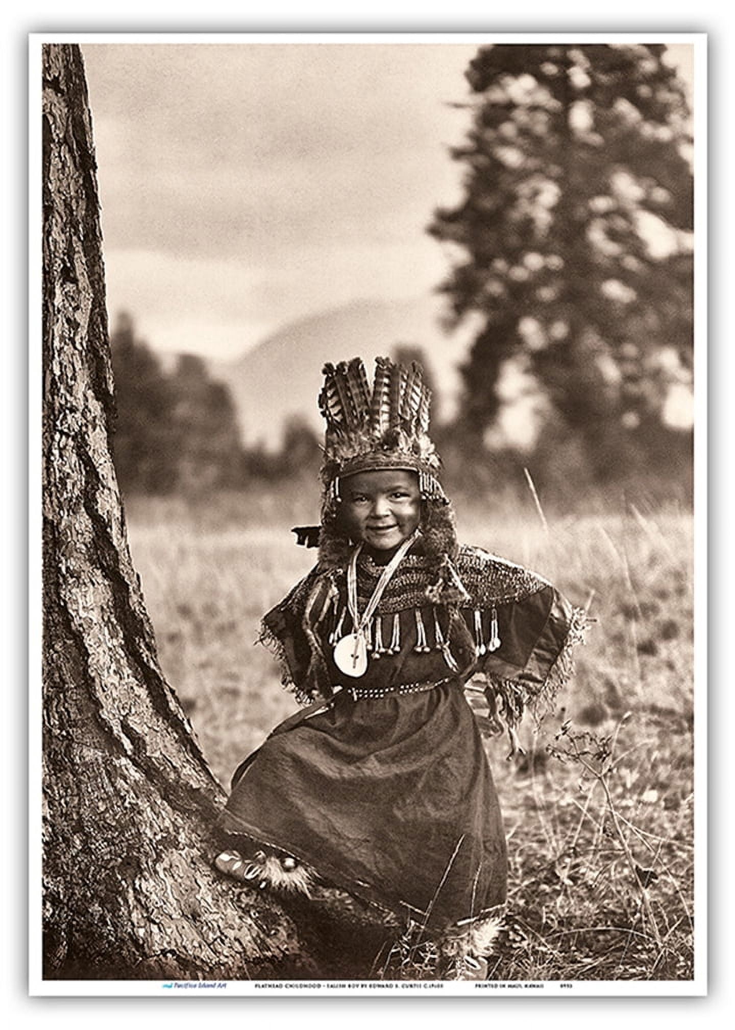Flathead Childhood - Salish Native Boy - North American Indians ...