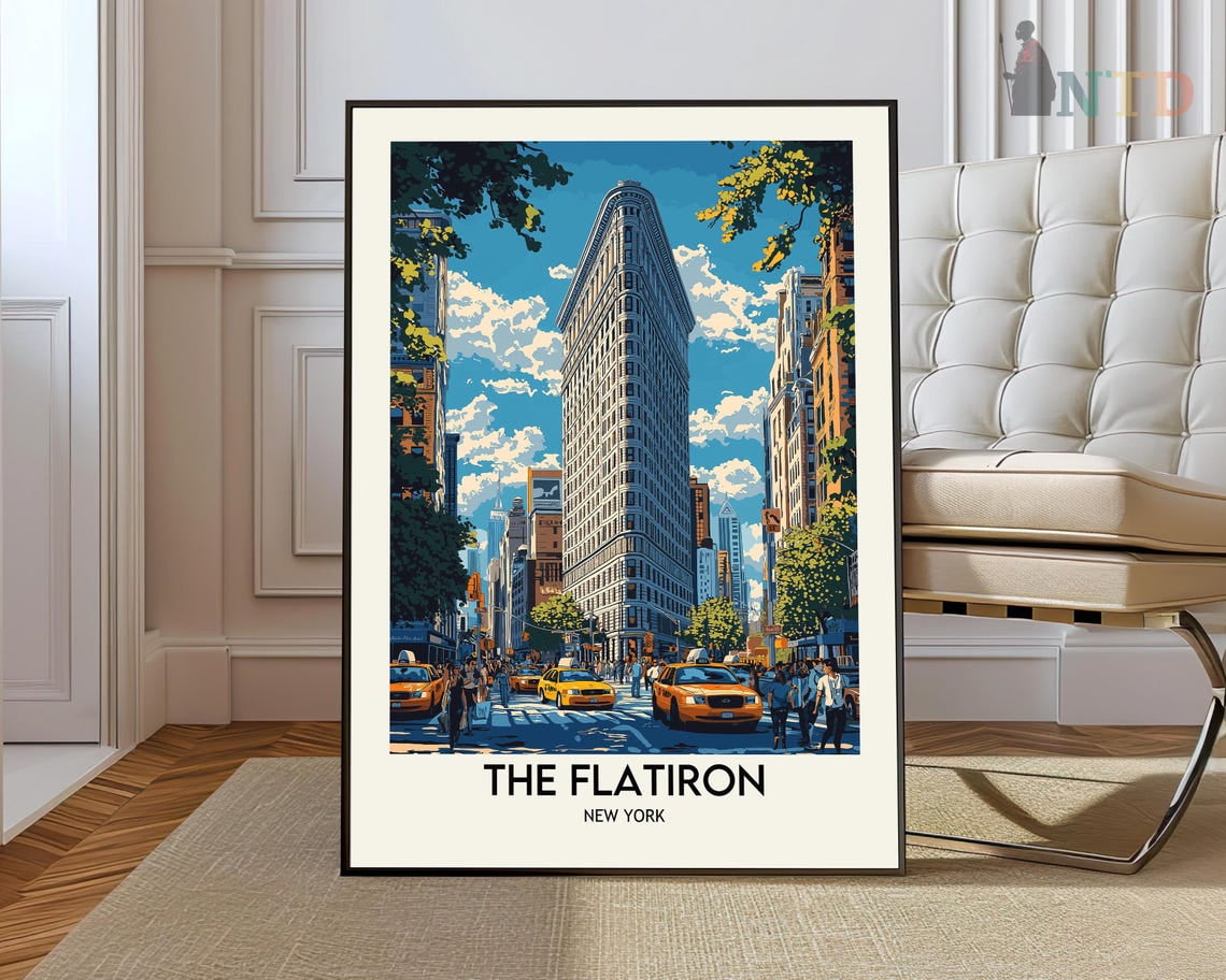 Flatiron Building New York Posterflatironflatiron Poster, Flatiron ...