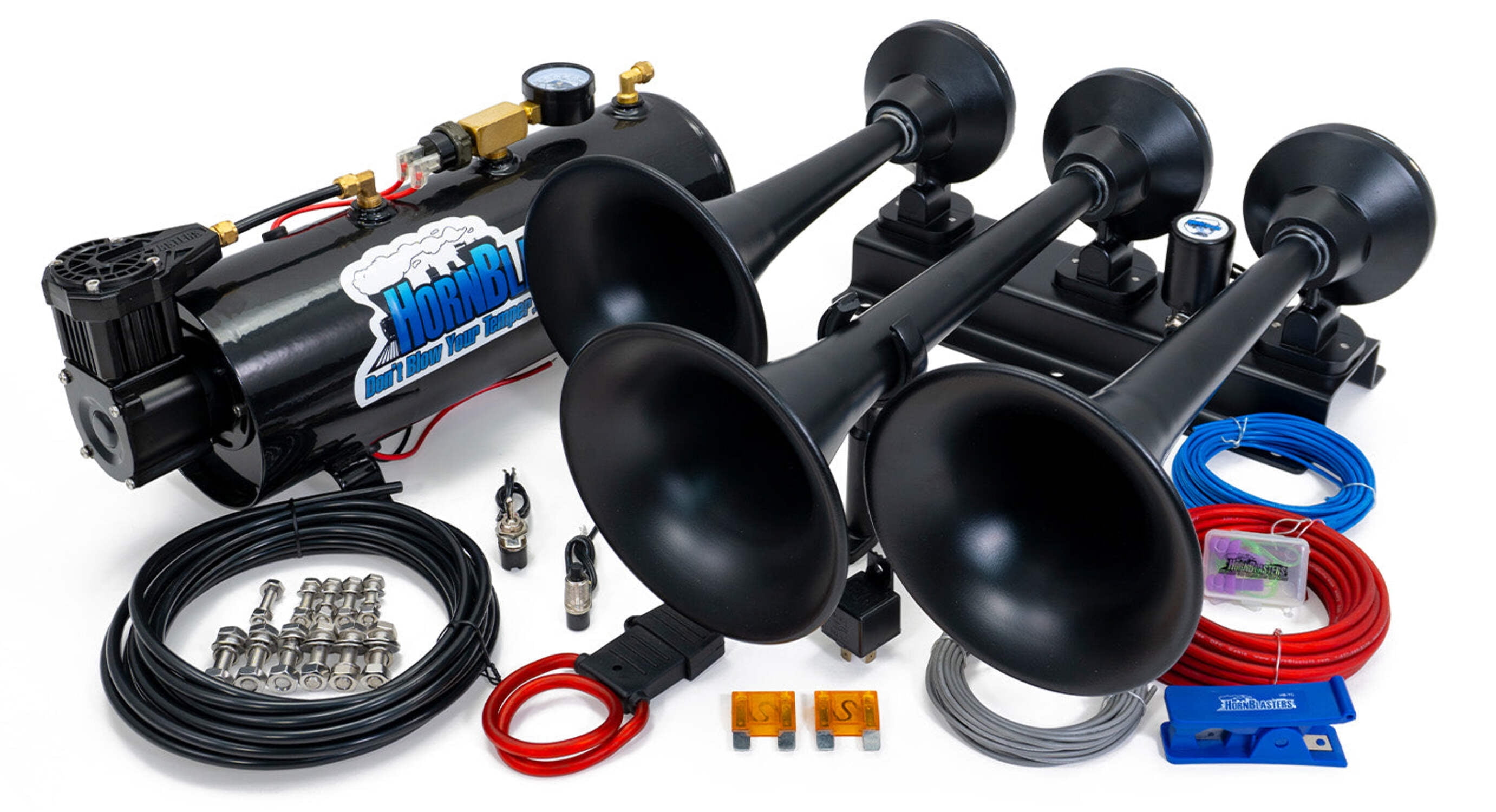 Flatlaw 3 Liter Train Horn Kit - Walmart.com