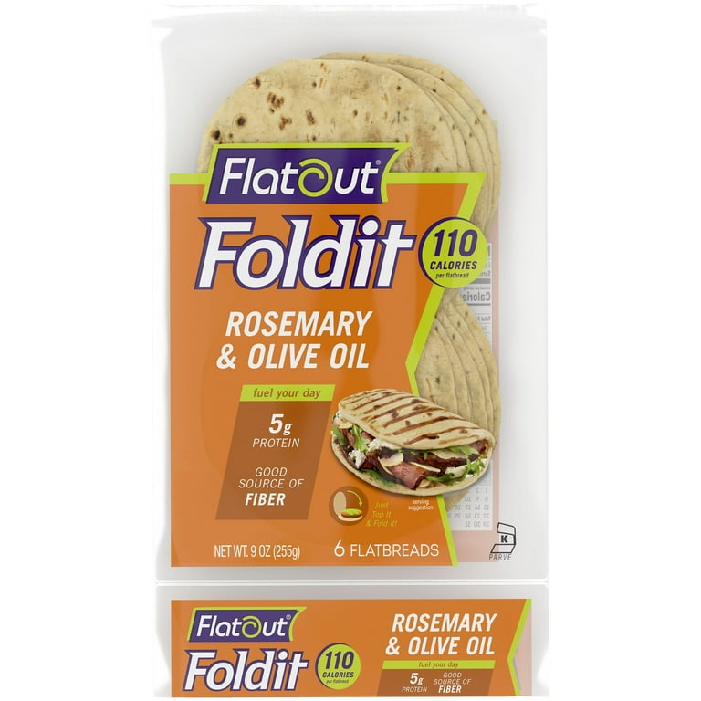 Flatout Foldit Everything Artisan Flatbread 6Ct Hy-Vee, 46% OFF