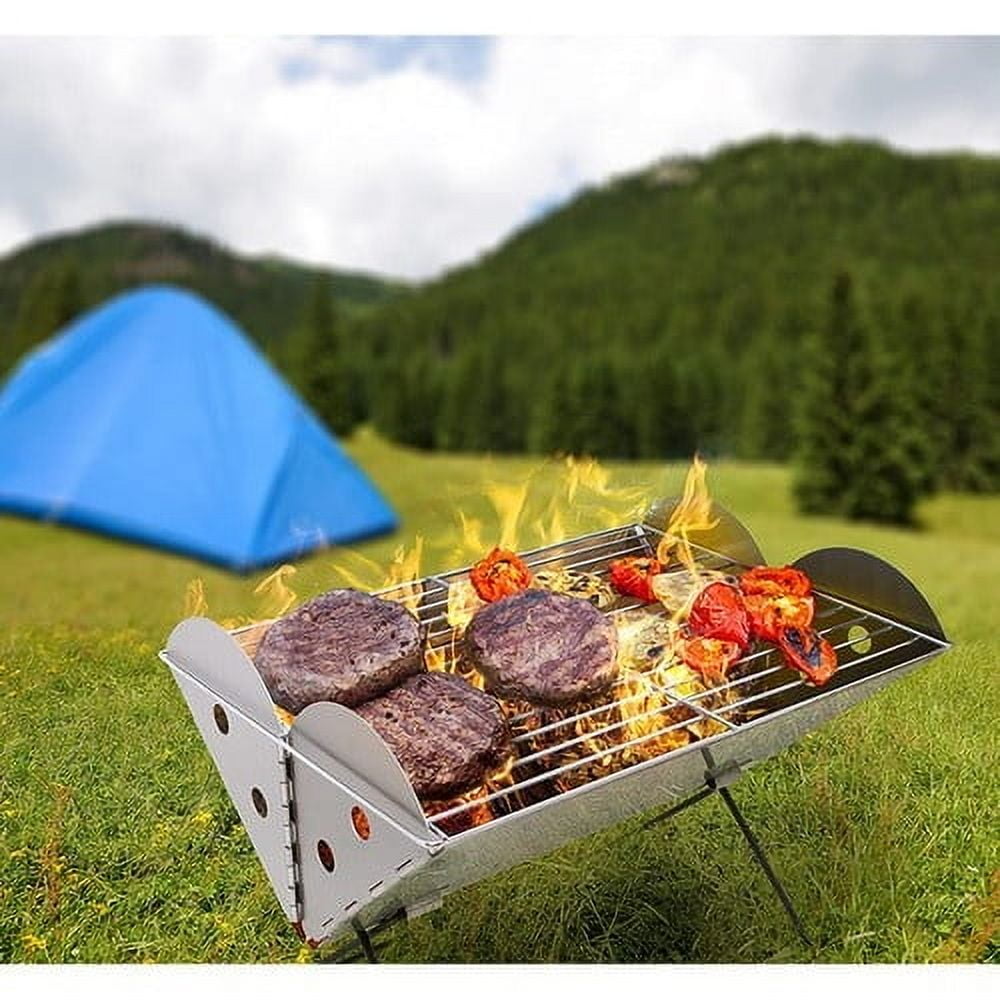 Flatpack Portable Grill and Fire Pit - Walmart.com
