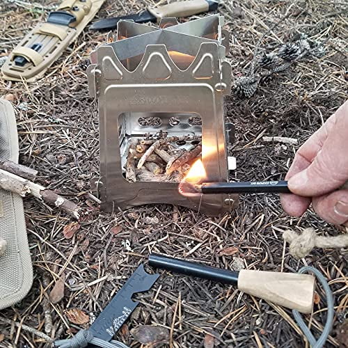 Flatpack Stove/Firestarter Package - Includes Twig Stove, Ferro Rod and ...