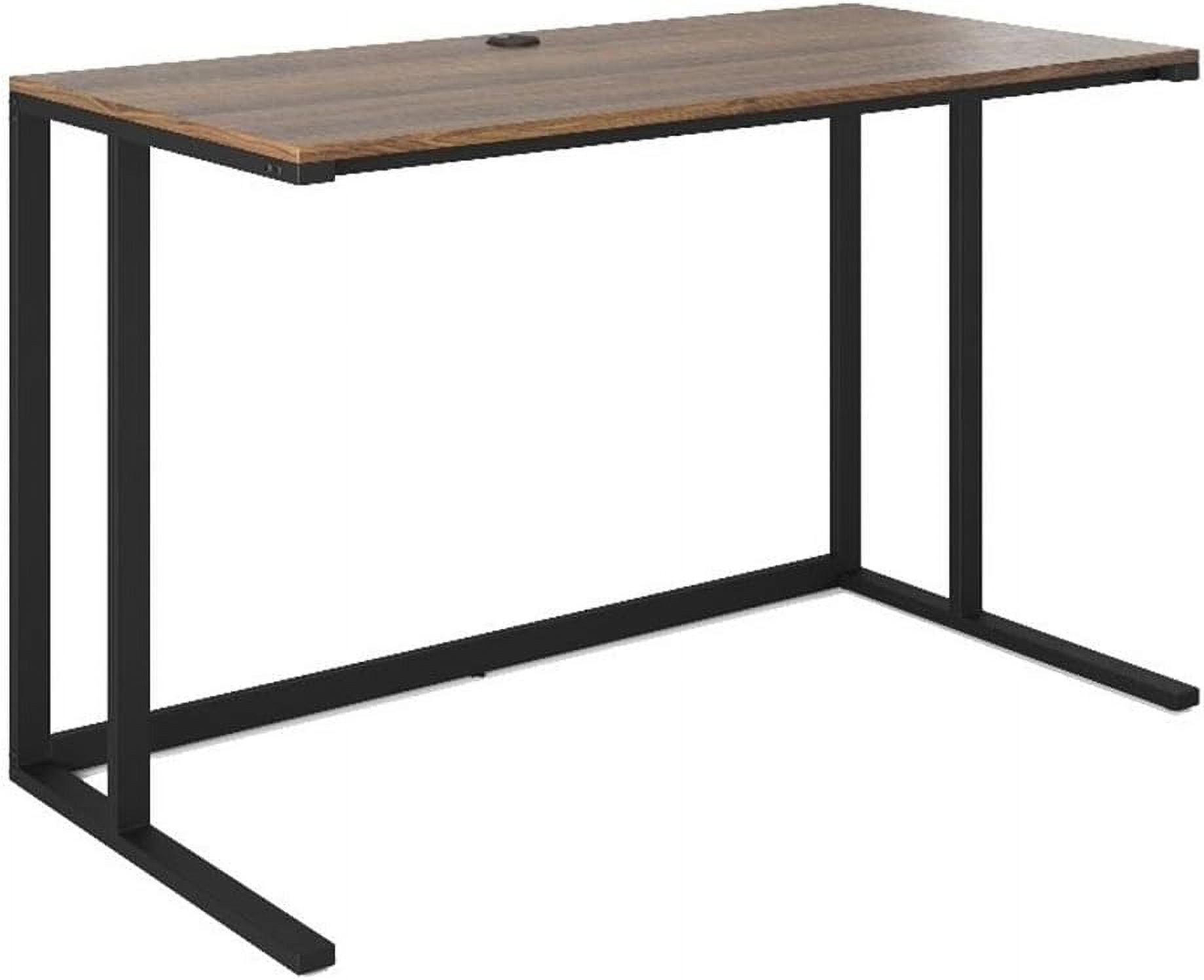 Flats & Castles Logan Modern Large Home Office Writing Desk with Thick ...