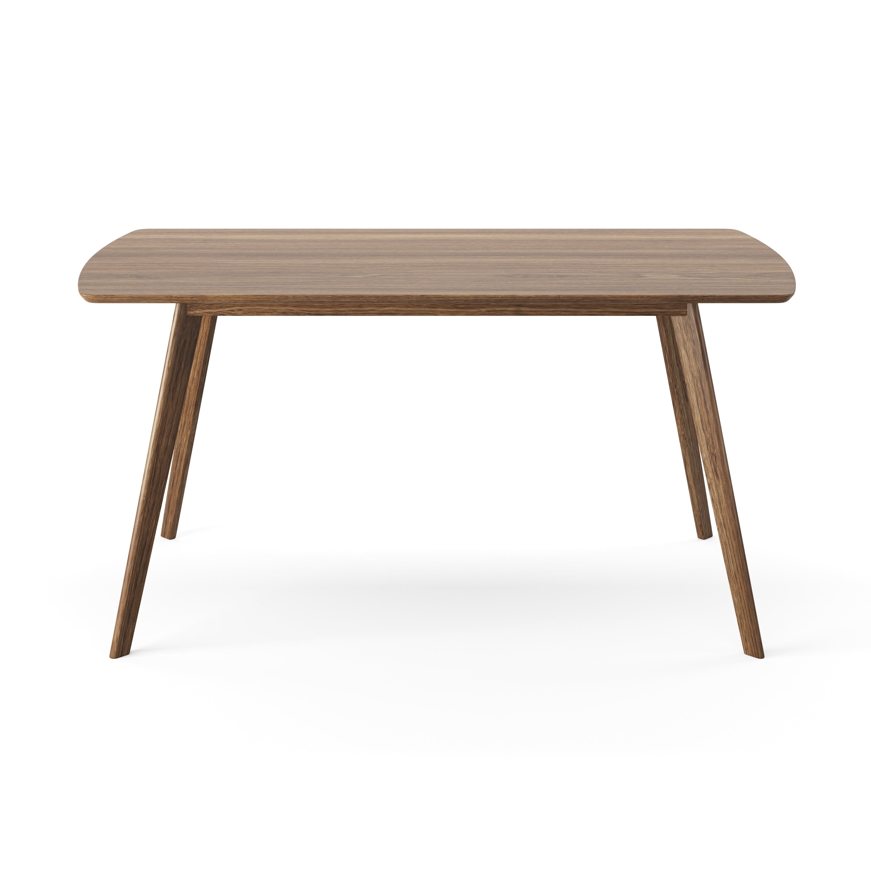 Flats & Castles Wesley Mid-Century Modern Rectangular Dining Table 60 ...