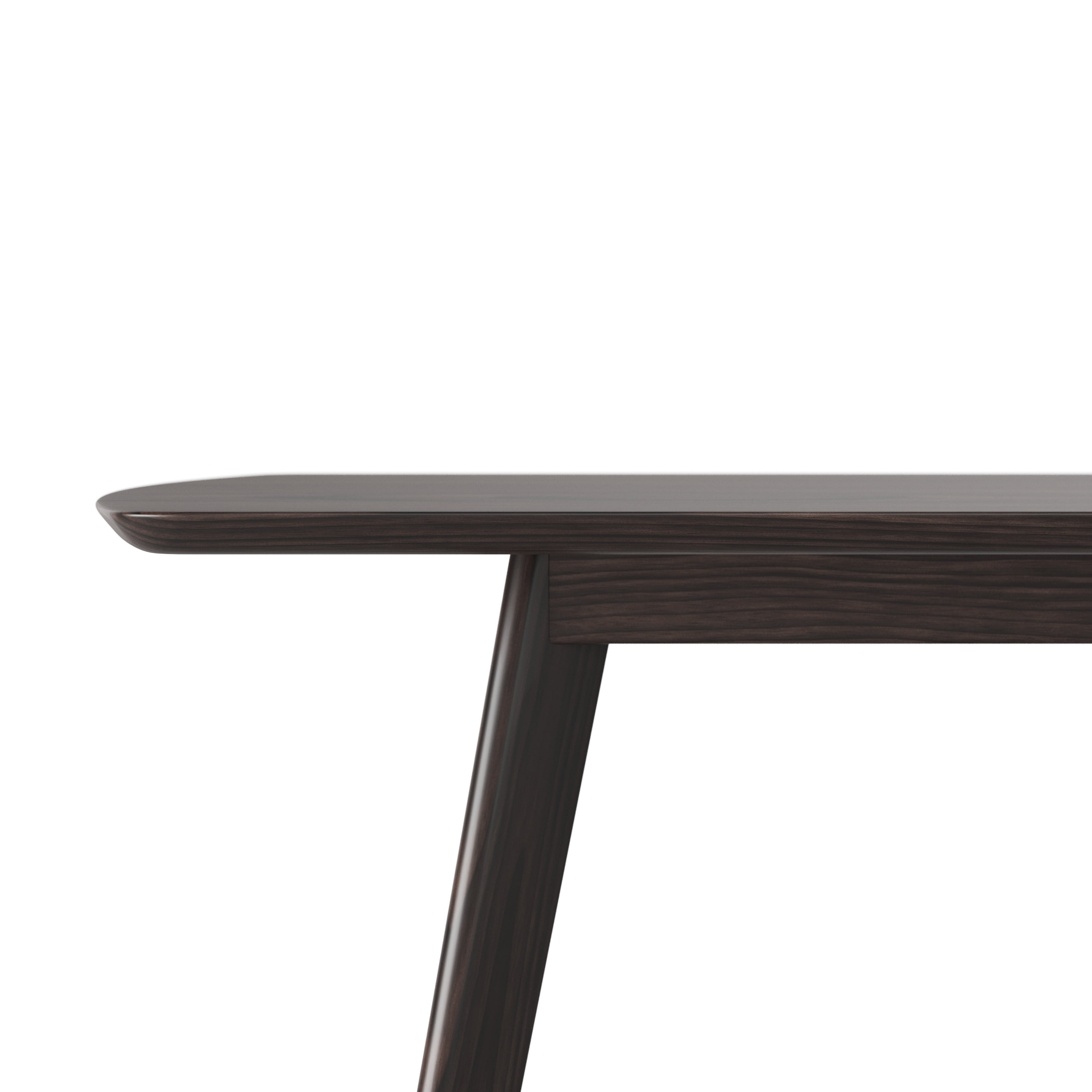 Flats & Castles Wesley Mid-Century Modern Rectangular Dining Table 60 ...