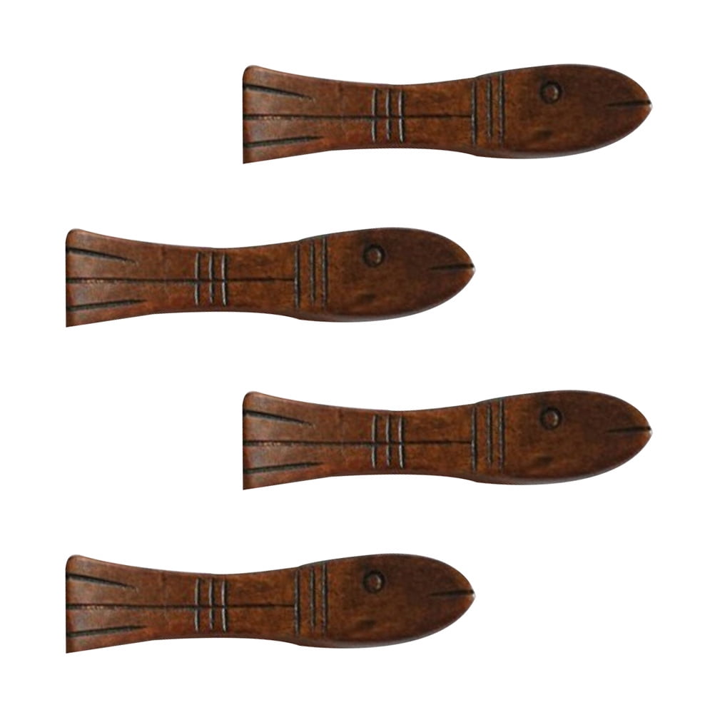 Flatware 4 Pcs Chopstick Rest Fish Holder Dining Table Wood - Walmart.com