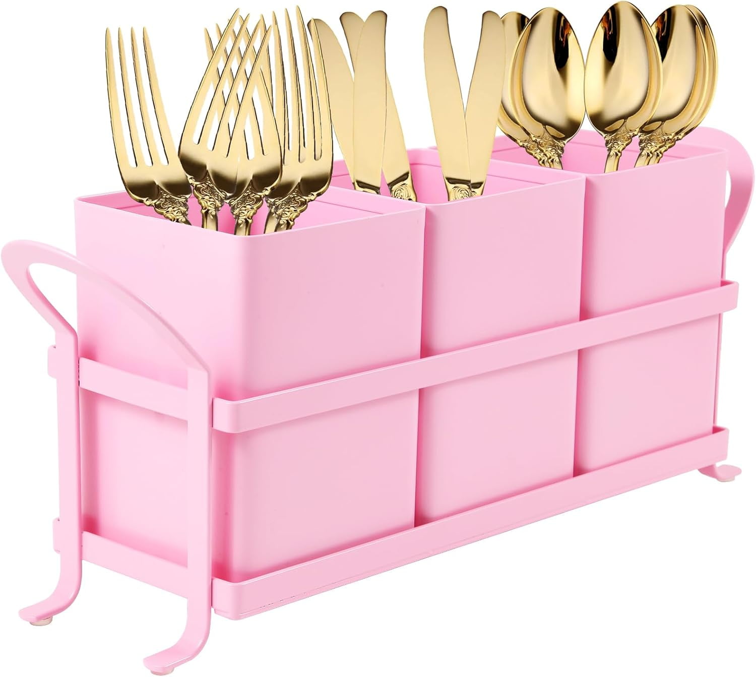 Flatware Cutlery Kitchen Utensil & Silverware Caddy Organizer Bin ...