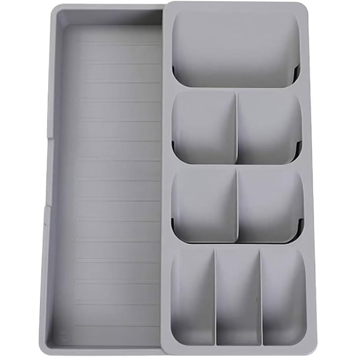 Flatware Drawer Organizer, Silverware Organizer Storage Utensil Tray ...