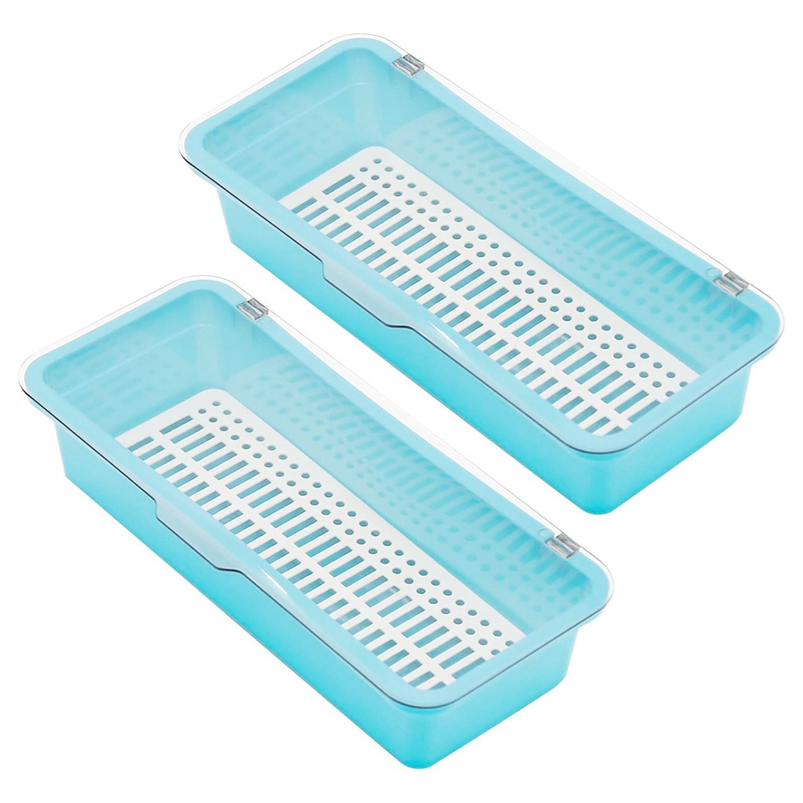 Flatware Tray with Lid,Utensil Storage with Lid Plastic Cutlery Tray ...