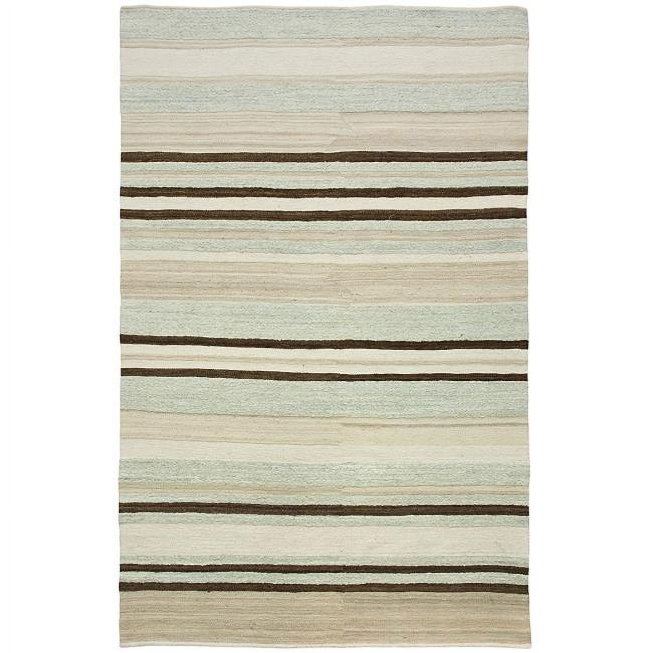 Flatweave Flatline Sky & Tan Area Rug - 6 x 9 ft. - Walmart.com