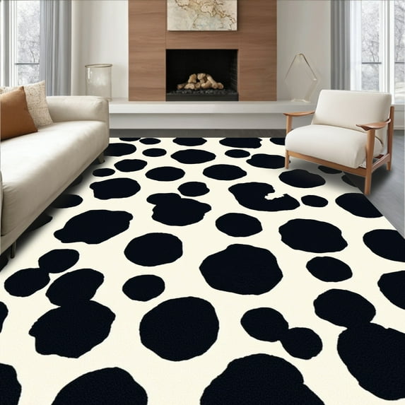Flatwoven High Traffic Area Rug, Abstract Animal Inspired Design ...