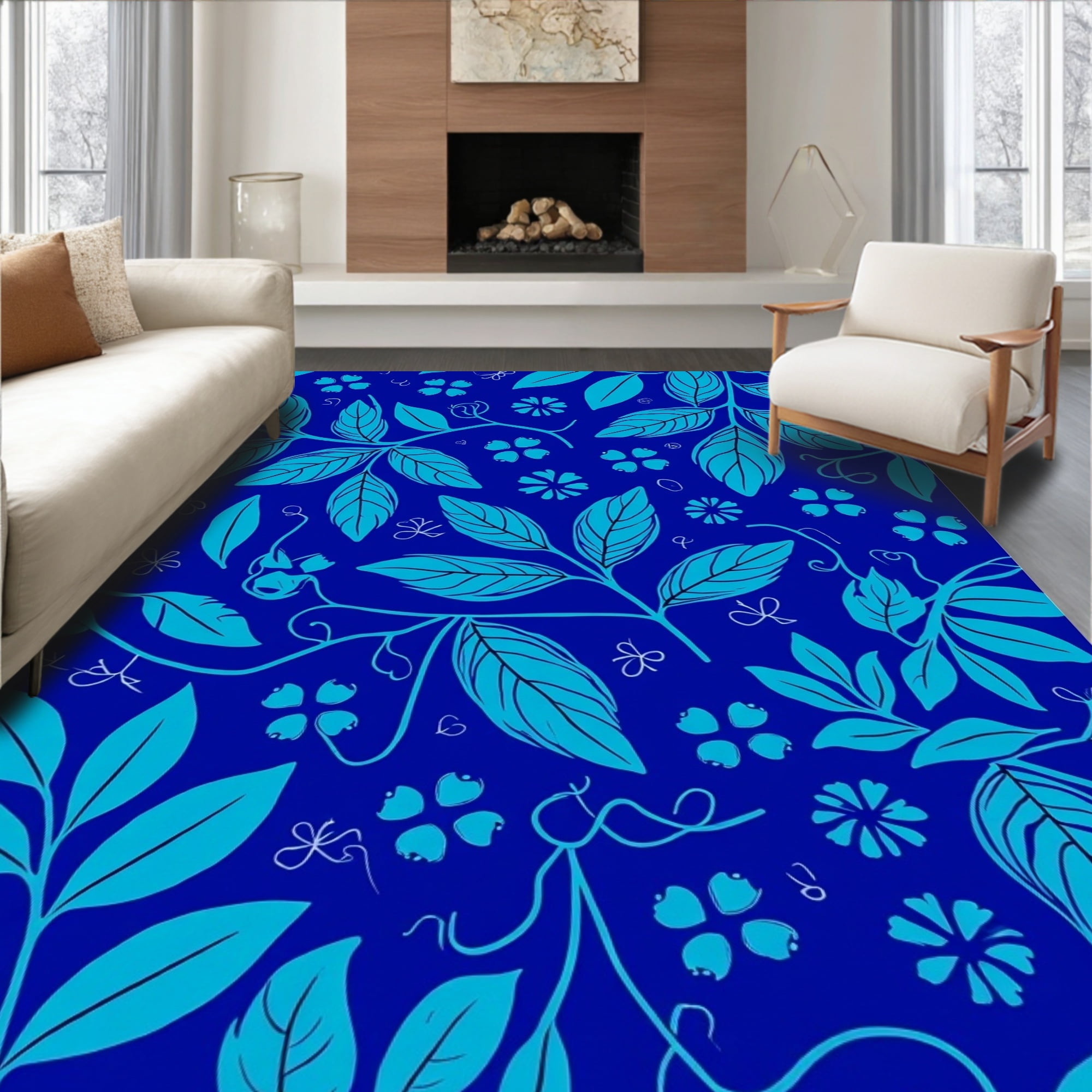 Flatwoven High Traffic Area Rug, Abstract Animal Inspired Design with ...