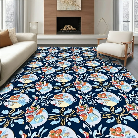 Flatwoven High Traffic Area Rug, Classic Farmhouse Floral Blended with ...