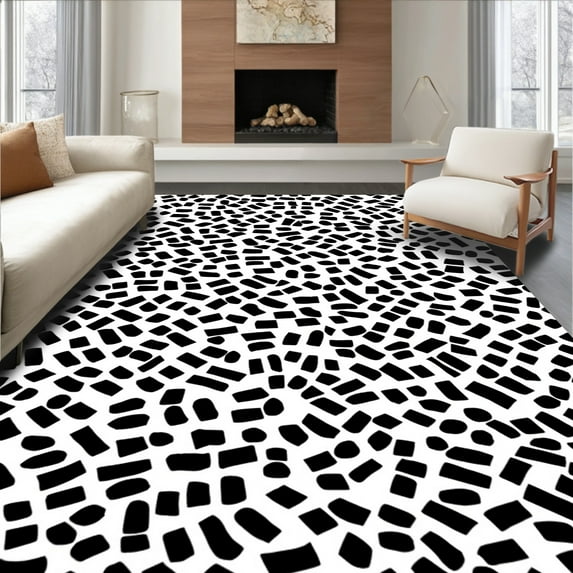 Flatwoven High Traffic Area Rug, Contemporary Featuring Interlocking ...