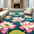 ODIKA 8'x10' Machine Washable Non-Slip Area Rug, Dynamic Island ...