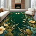 Flatwoven High Traffic Area Rug, Enchanted Garden Butterfly Collection ...